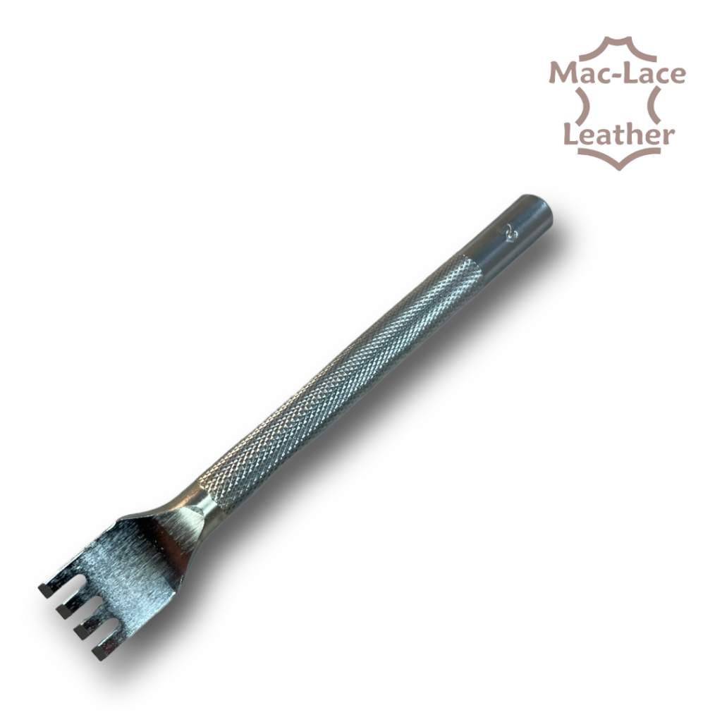 3-Prong Buck Stitch Lace Chisel 3mm | Mac-Lace Leather | Buy Online