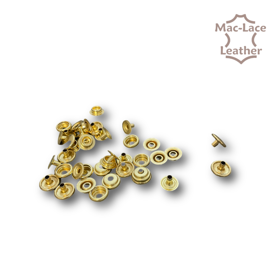 Long Press Studs Nickel Pack of 10 | Mac-Lace Leather | Buy Online
