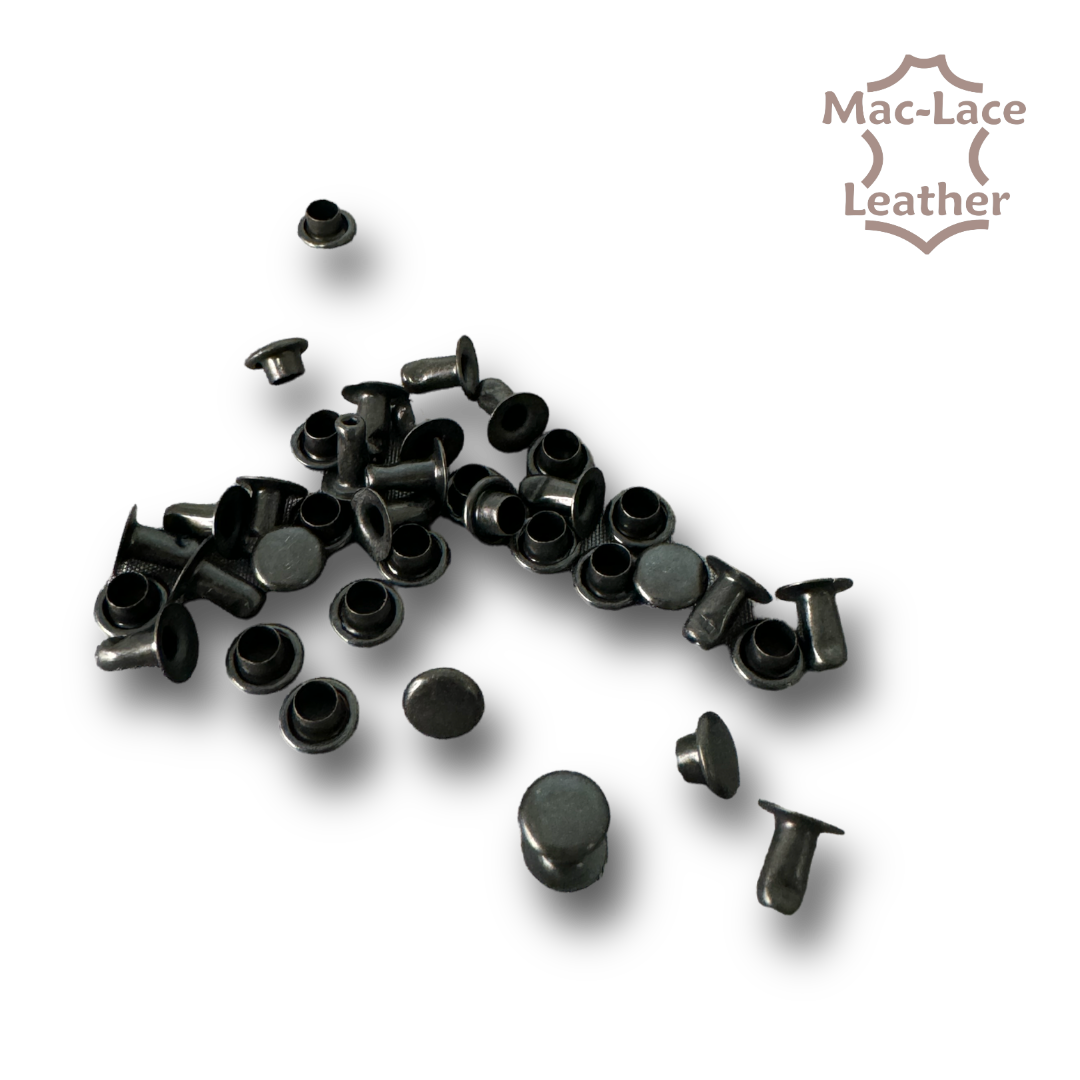 Single Cap Rivet-5mm Antique Pack of 100 | Mac-Lace Leather | Buy Online