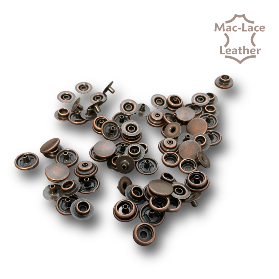 Small Press Studs Antique Pack of 10 | Mac-Lace Leather | Buy Online