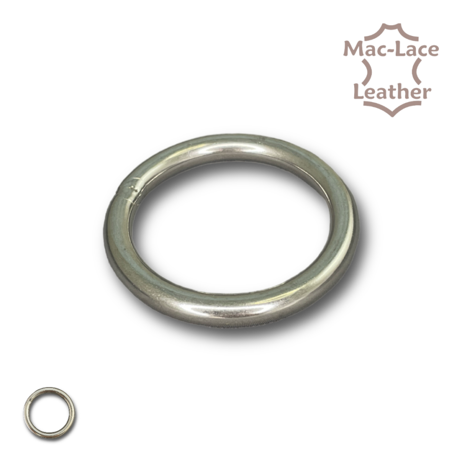 Solid Brass 25mm Ring | Mac-Lace Leather | Buy Online