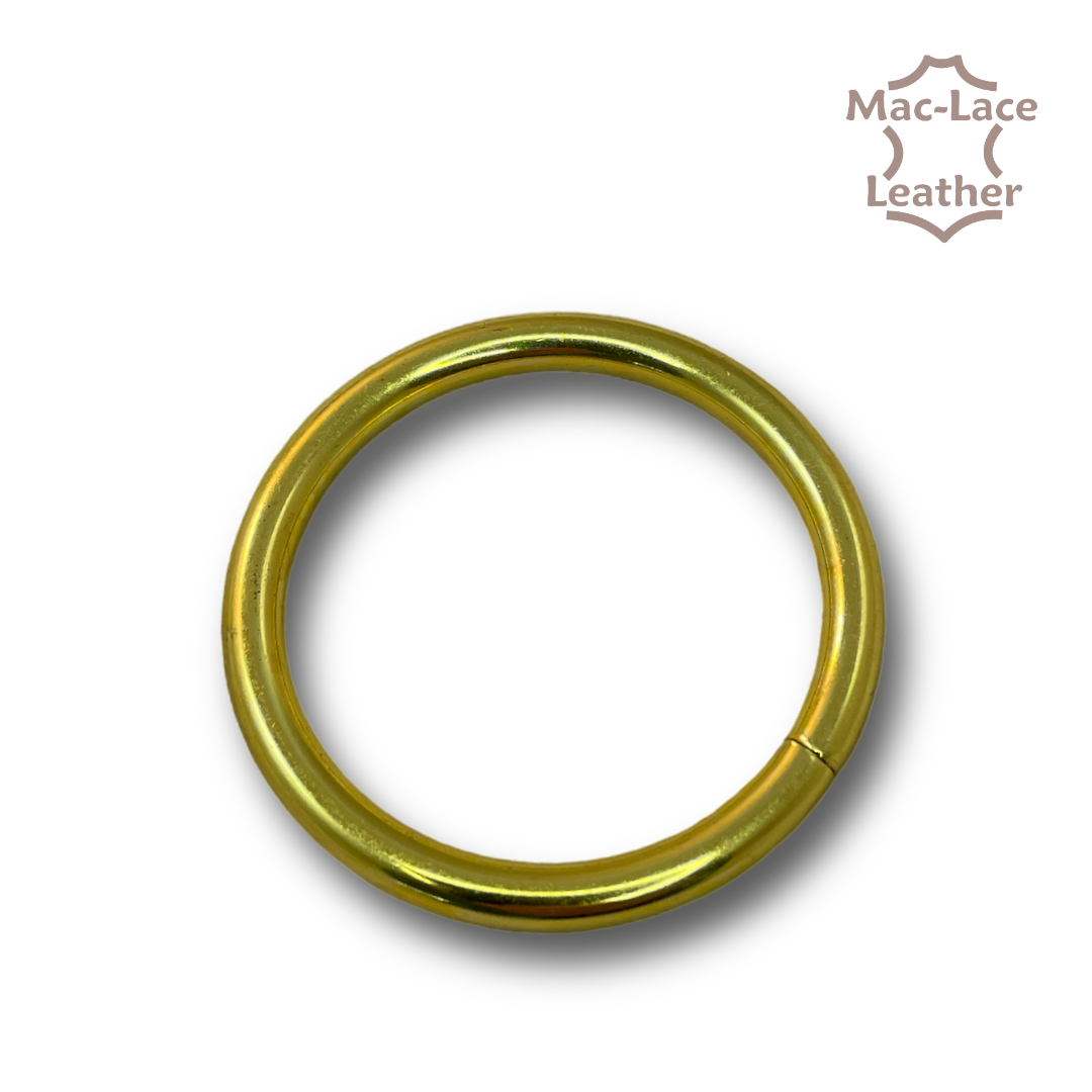 Gilt Ring Non-Welded 38mm | Mac-Lace Leather | Buy Online