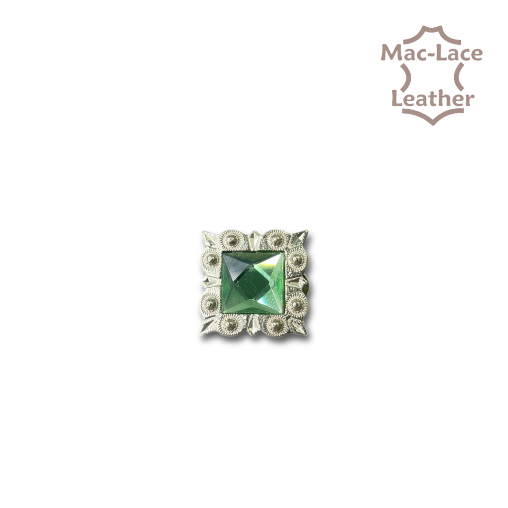 Concho 38mm Round-Star-Diamond | Mac-Lace Leather | Buy Online