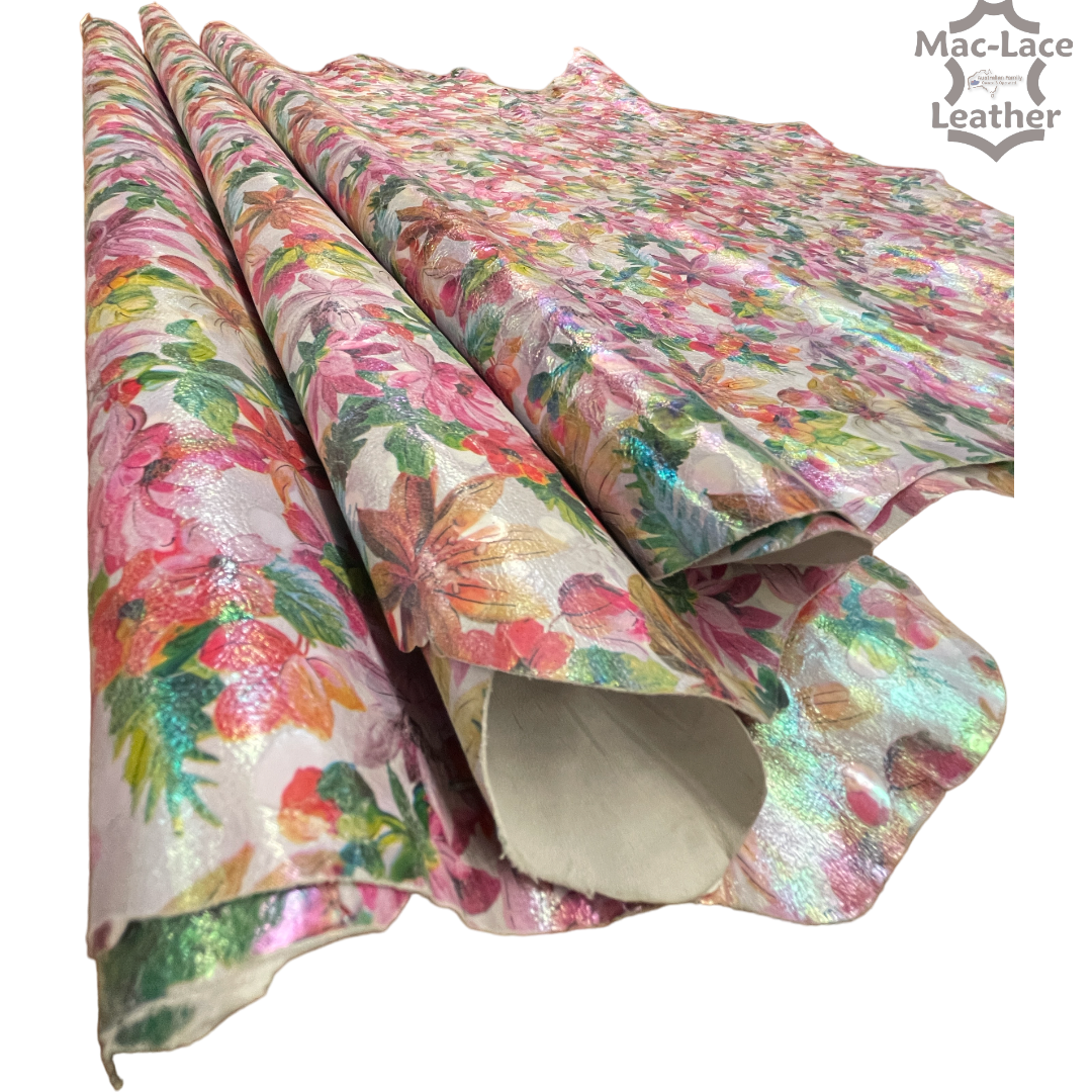 Metallic Printed Leather | Mac-Lace Leather | Buy Online