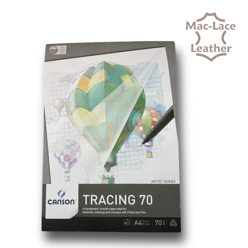 Tracing Paper A4-Pad of 50 sheets | Mac-Lace Leather | Buy Online