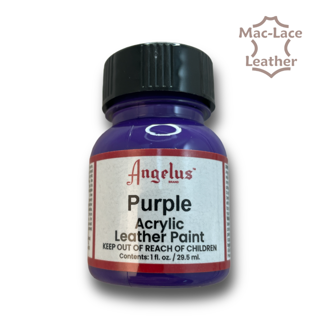 Angelus Purple Leather Paint 29ml | Mac-Lace Leather | Buy Online
