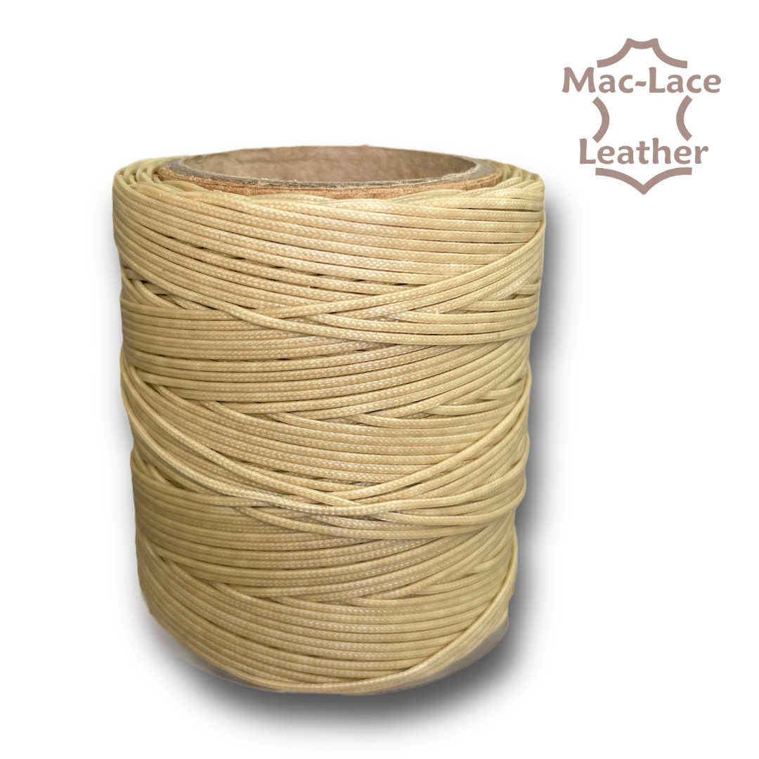 Waxed Polyester Beige Thread 0.040" | Mac-Lace Leather | Buy Online