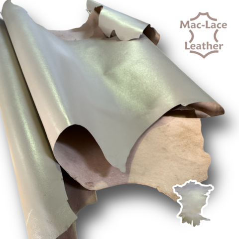 Beige Kangaroo Hide Full-Grain | Mac-Lace Leather | Buy Online