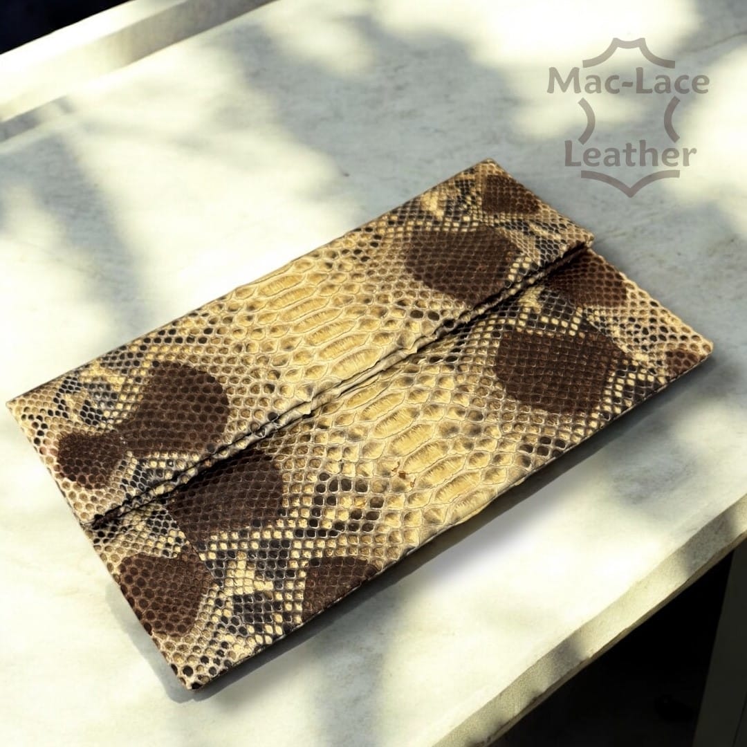 Genuine Python Clutch Bag | Mac-Lace Leather | Buy Online
