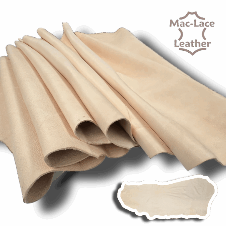 1/1.2mm Natural Milled Doncaster Cow Sides | Mac-Lace Leather | Buy Online
